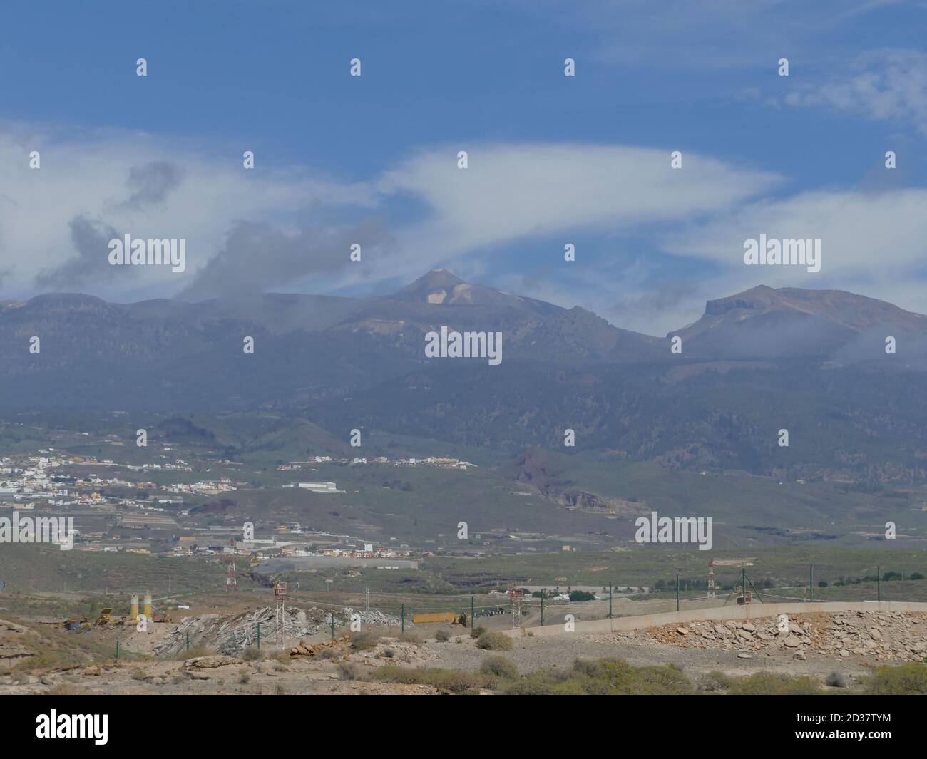 Volcan Basaltic Mountain Stock Photo - Alamy