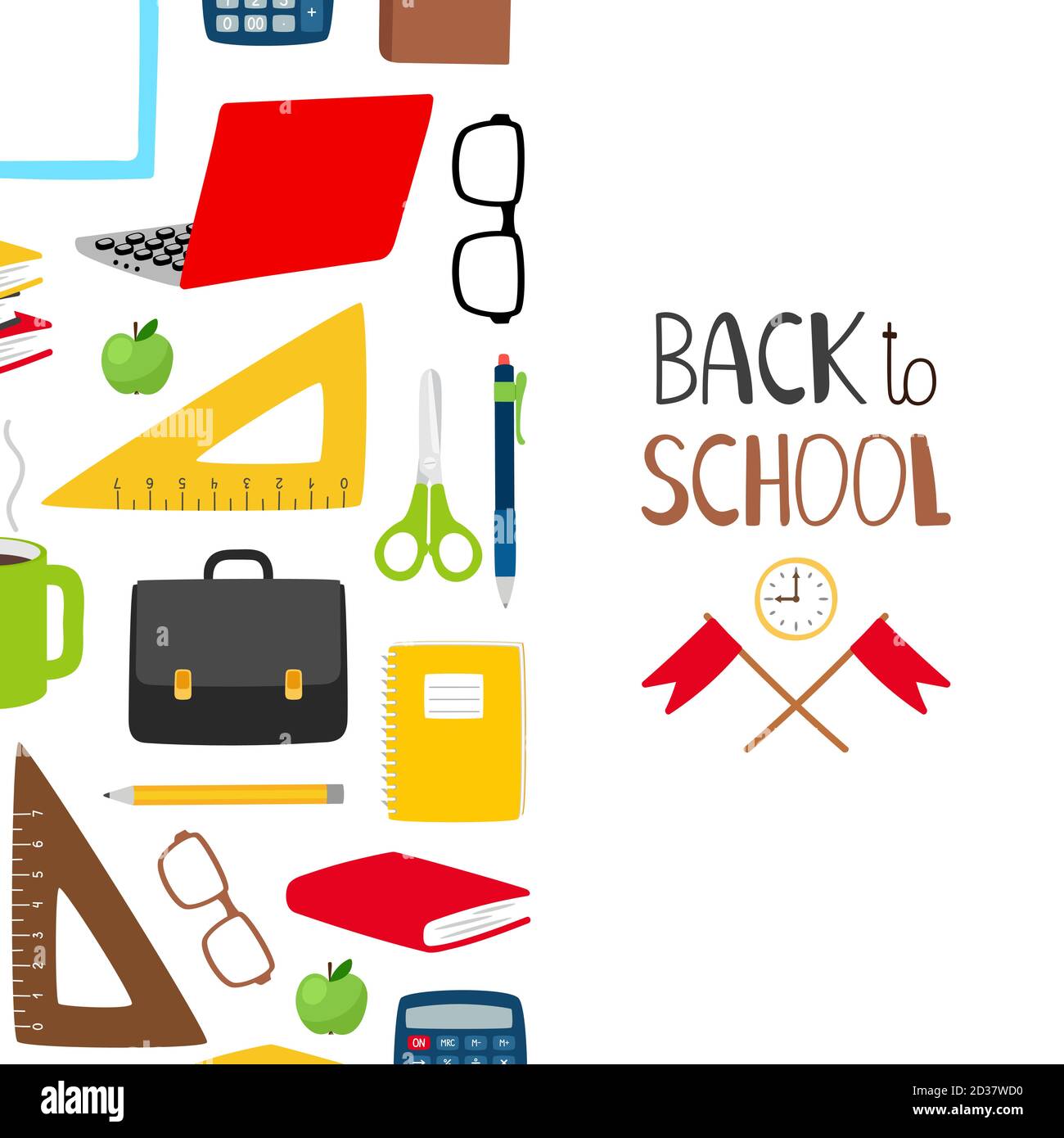 Pencil case cartoon hi-res stock photography and images - Alamy