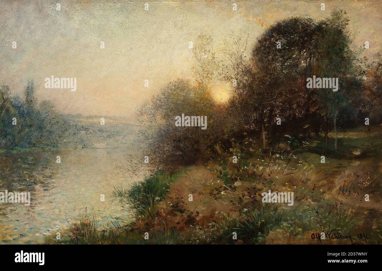 Alfred wahlberg painting hi-res stock photography and images - Alamy