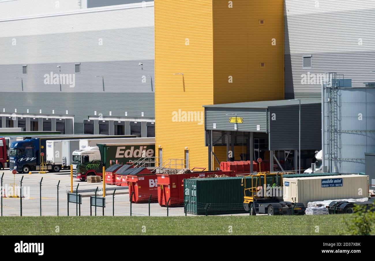 New modern logistics hub example Stock Photo - Alamy