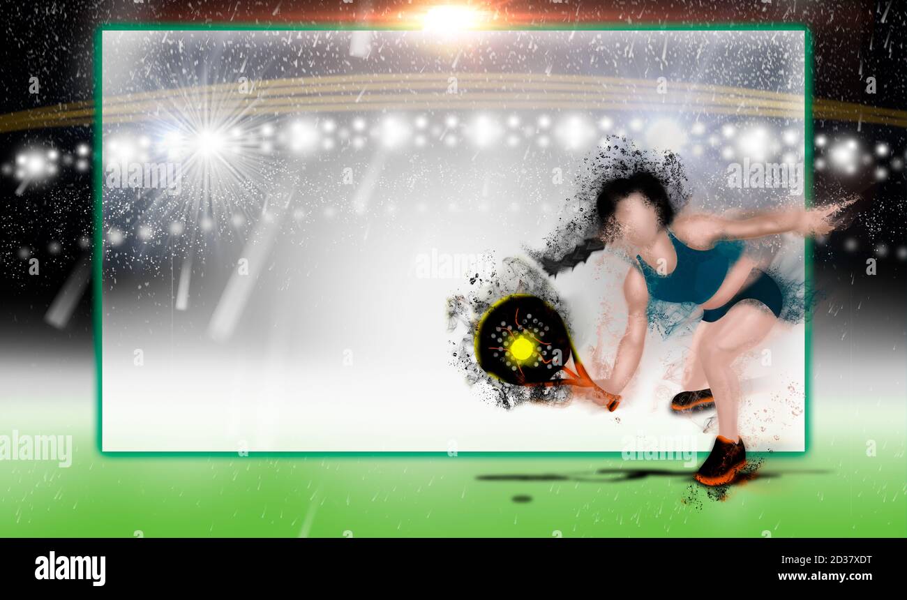 Female padel tennis hi-res stock photography and images - Alamy