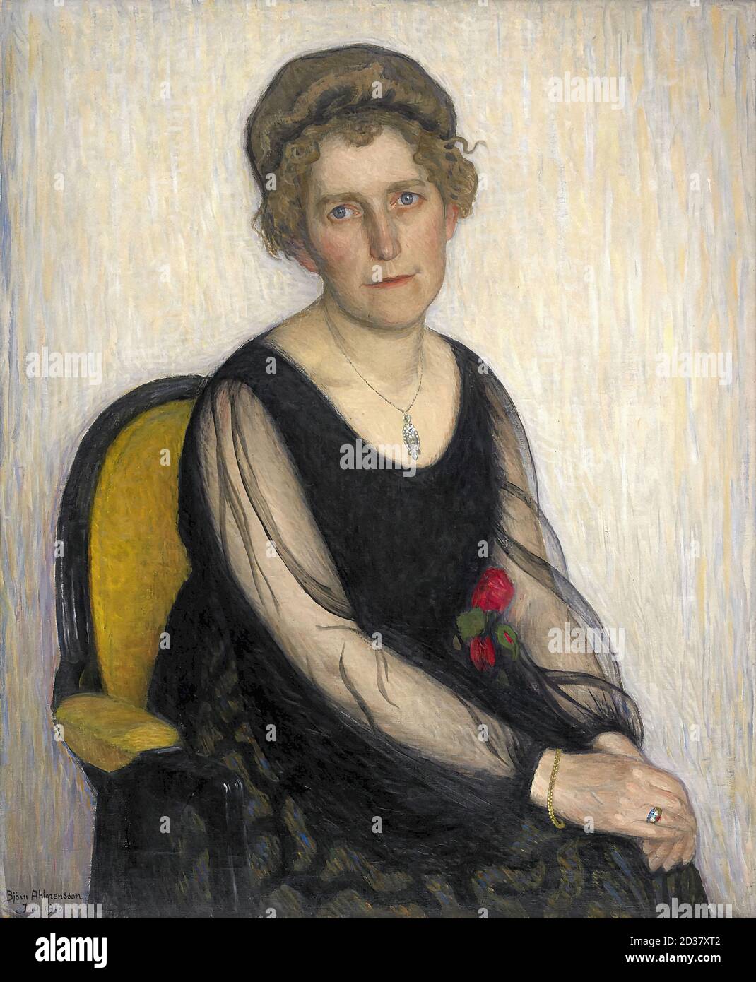 Ahlgrensson Bjorn - Portrait of Henriette Hansen Née Fabricius ...