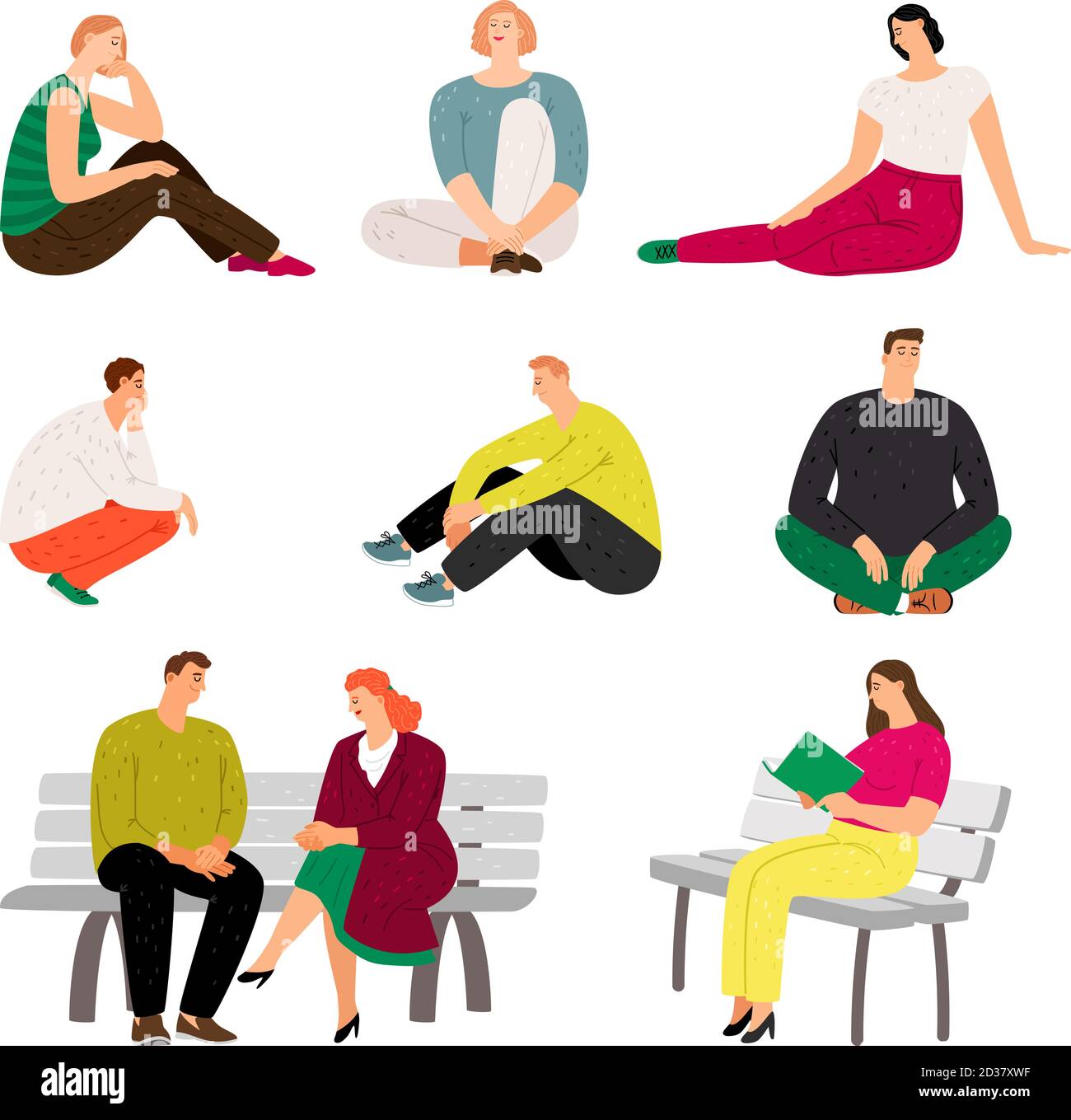 Admire rest relax Stock Vector Images - Alamy