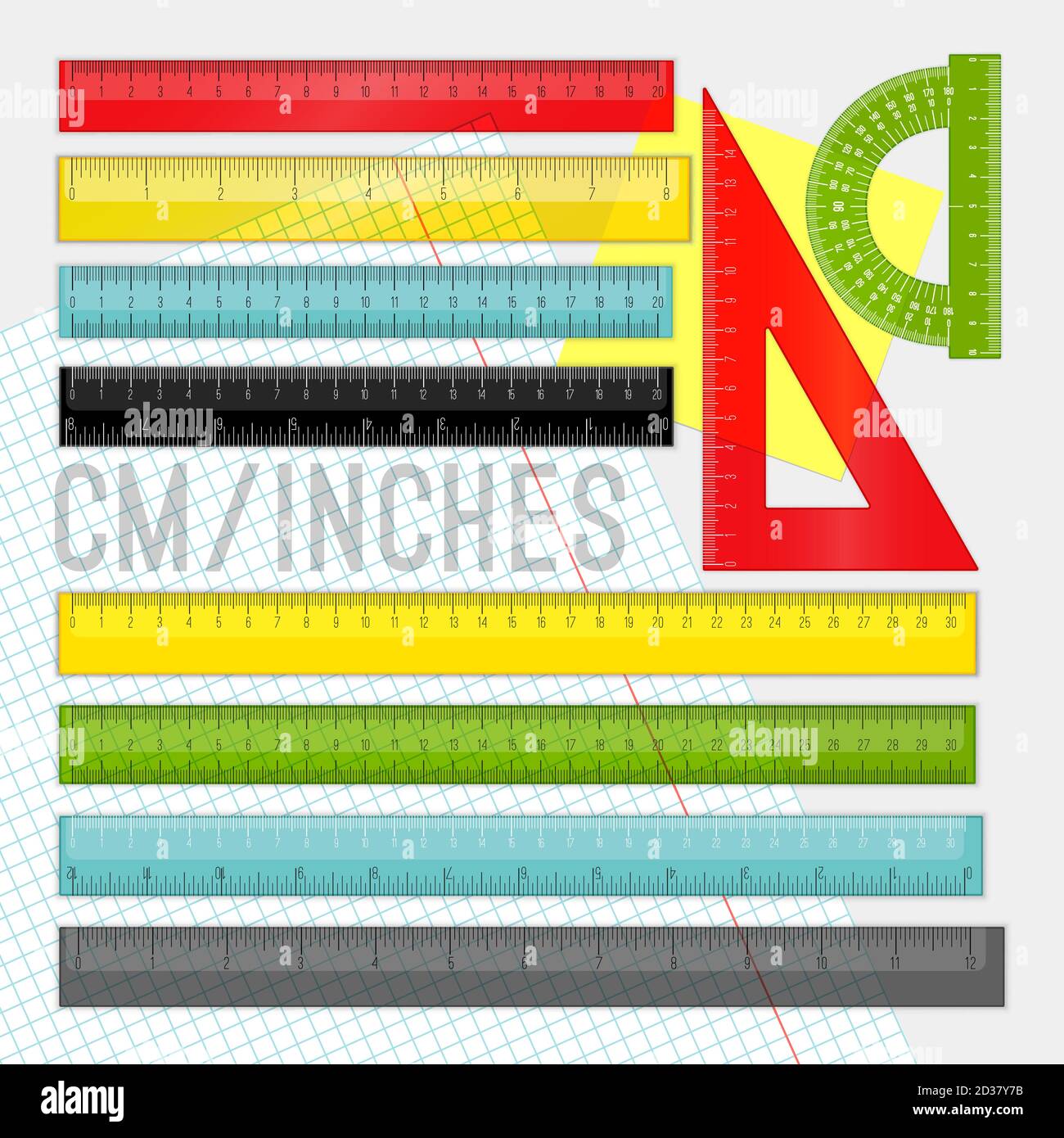 Precision measuring tools Stock Vector Images - Alamy