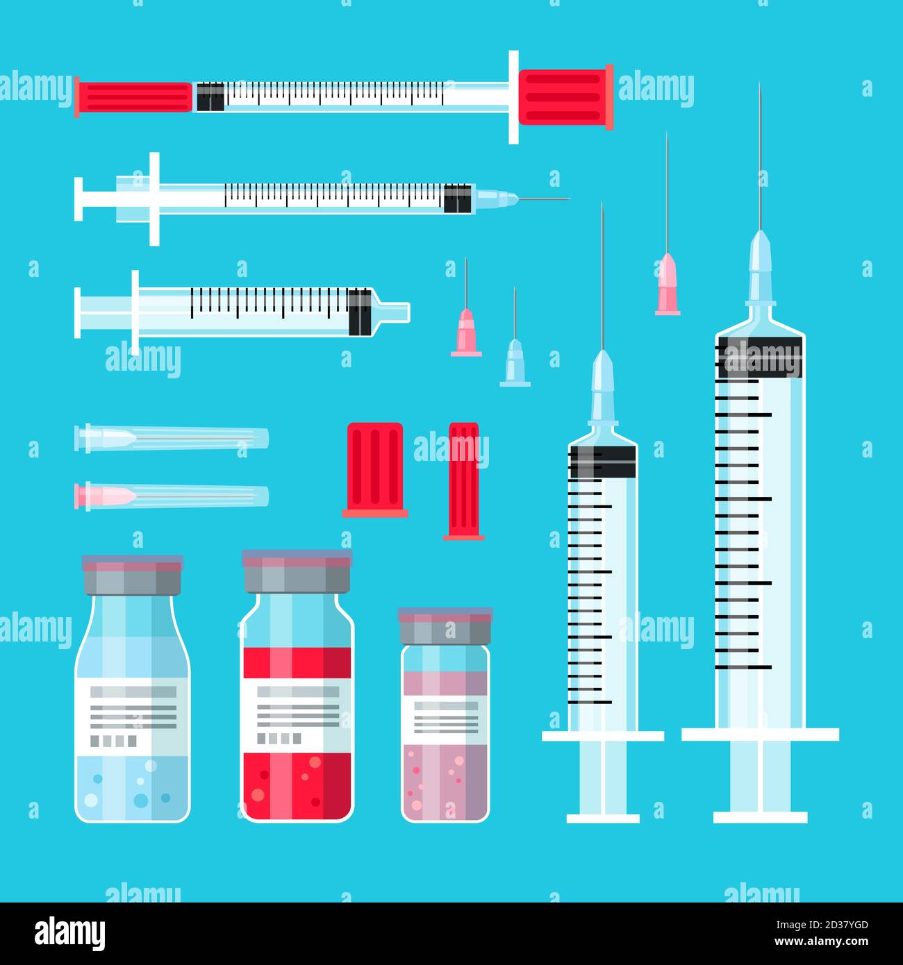Shot shots syringe syringes Stock Vector Images - Alamy