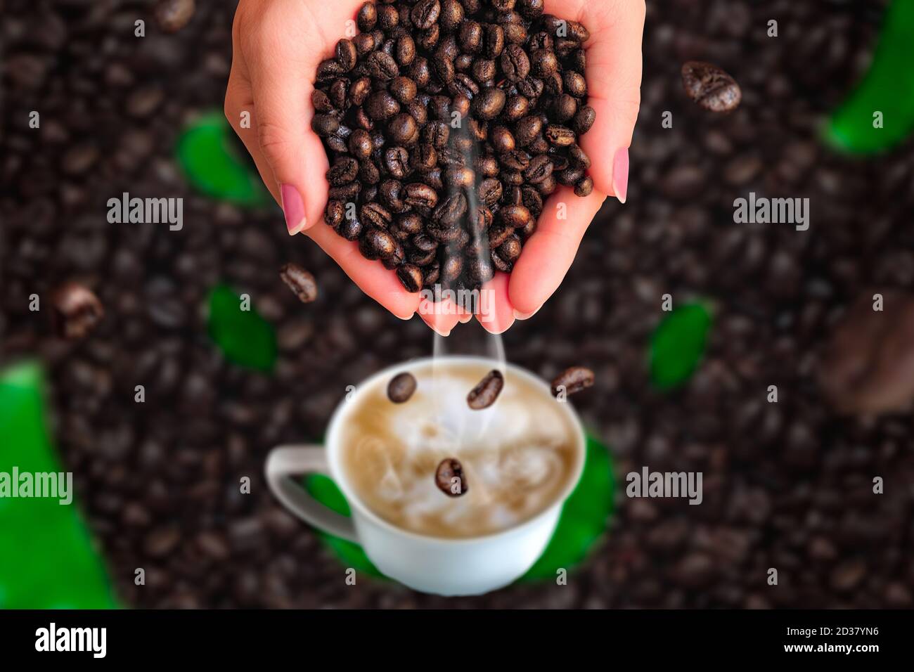 Woman dropping cup hi-res stock photography and images - Alamy