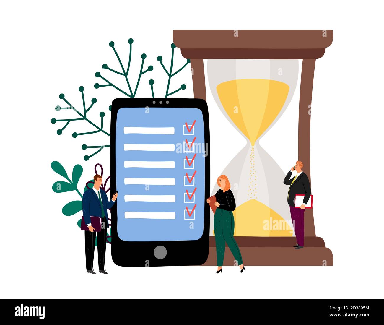 Time management concept. Effective business planning, successful ...