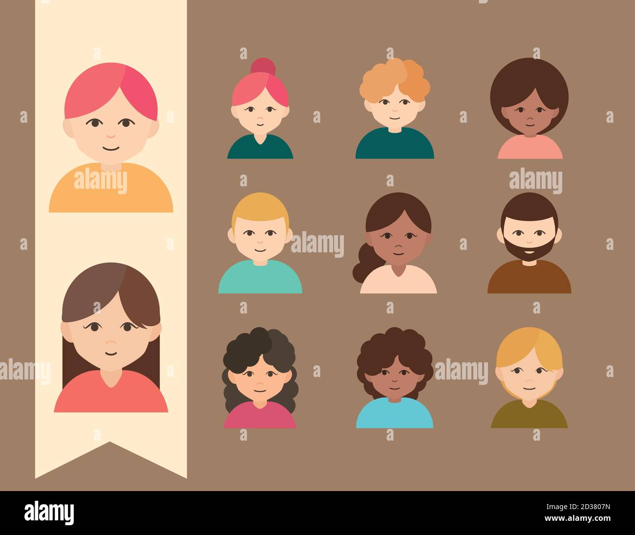 Diverse generations Stock Vector Images - Alamy