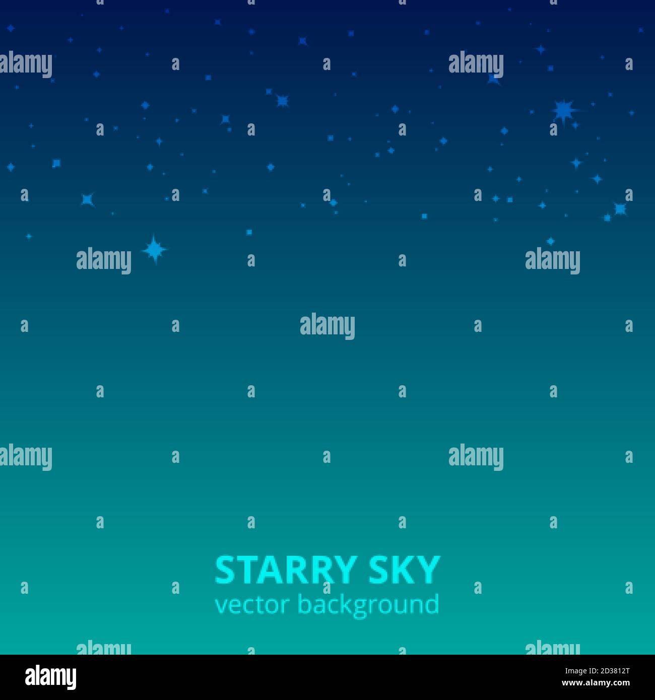 Night starry sky background. Vector shining stars backdrop Stock Vector ...
