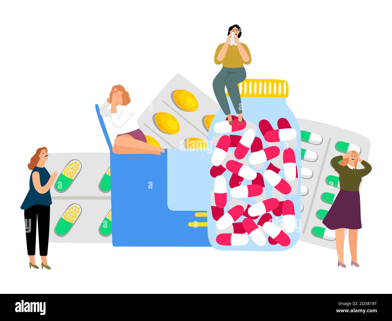 Women and antidepressants. Sedatives, medical treatment for depression ...