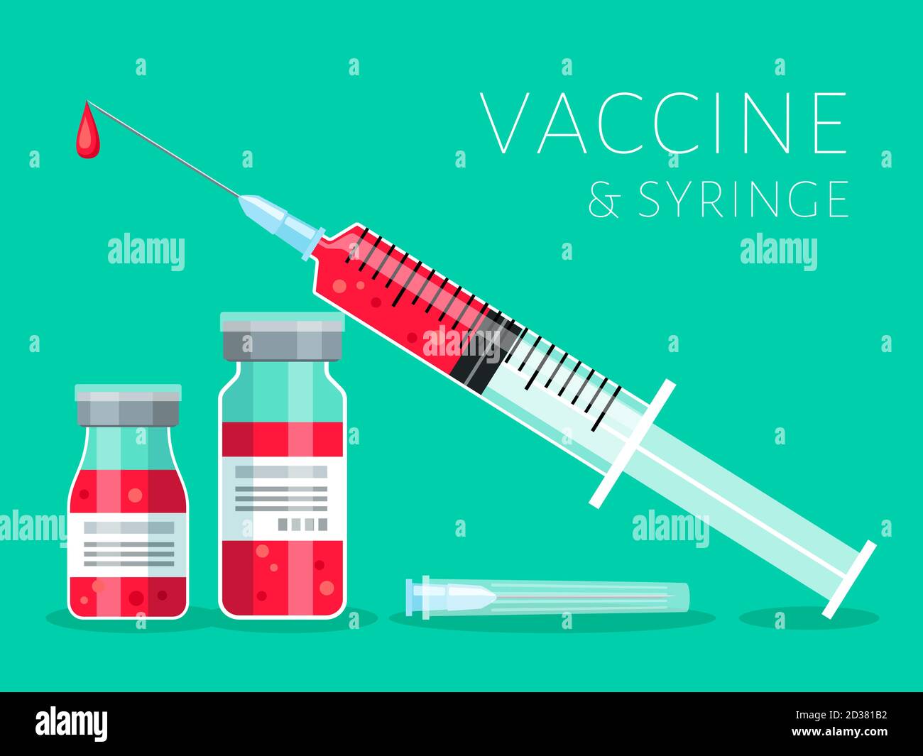 Dosing syringe Stock Vector Images - Alamy