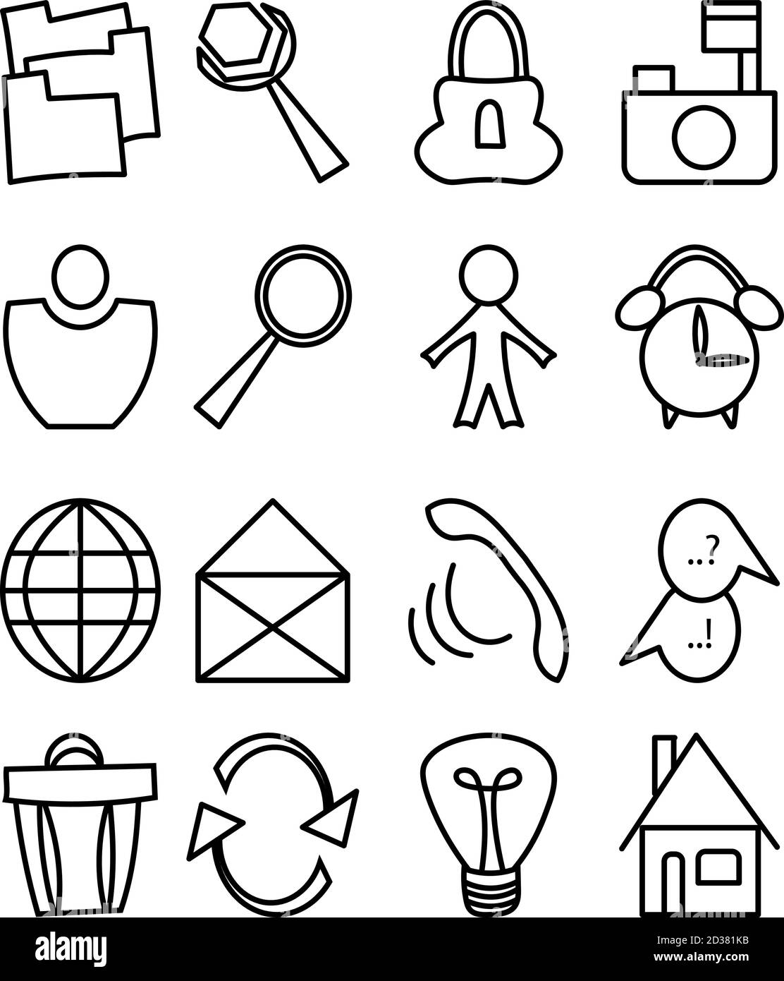 User interface icon pack with transparent symbols Stock Vector Image ...