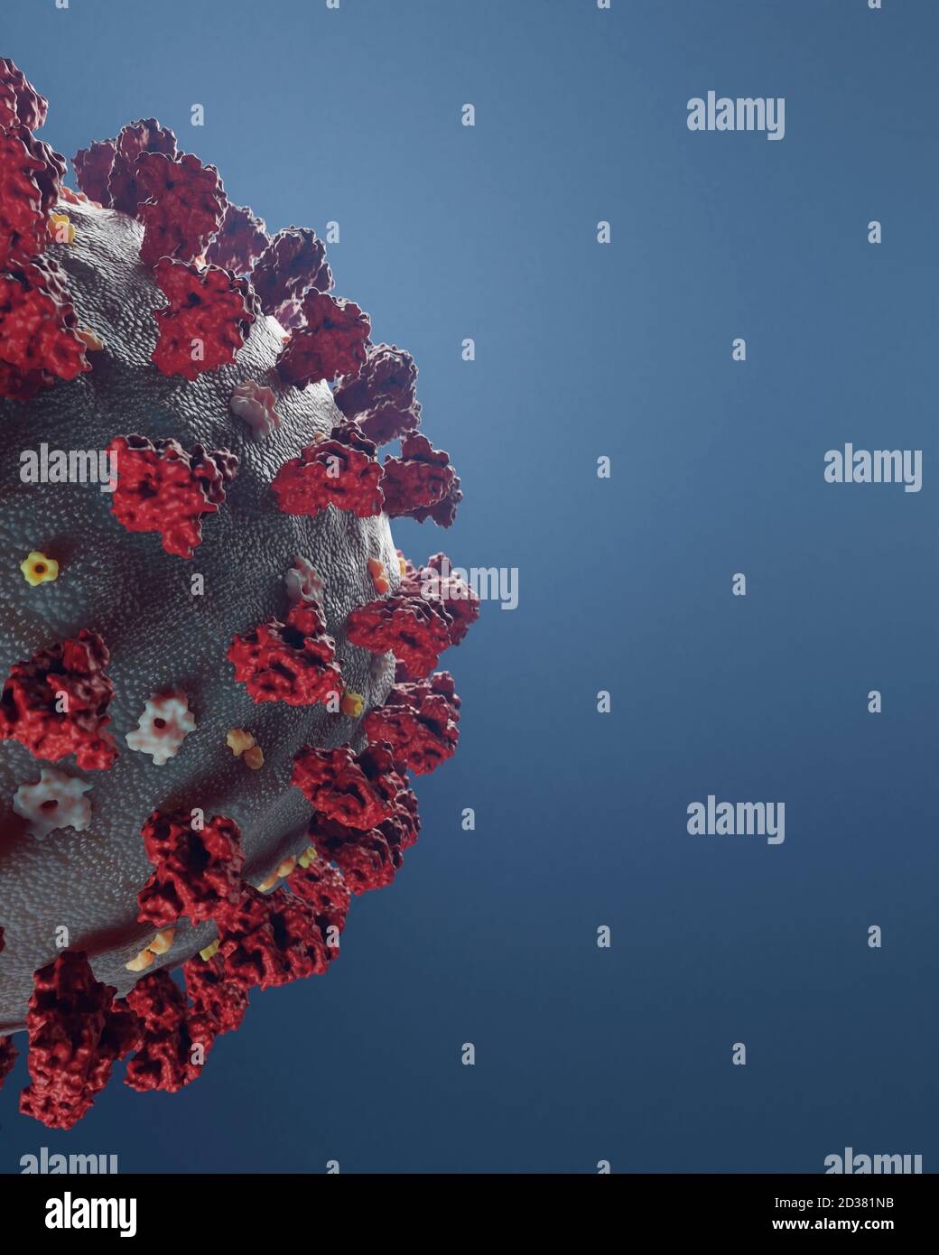 Corona virus particle (SARS-CoV-2, Covid 19). An accurate and updated ...
