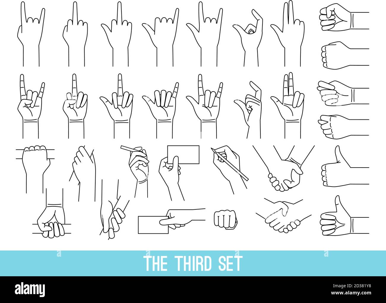 Body language illustrations Stock Vector Images - Alamy