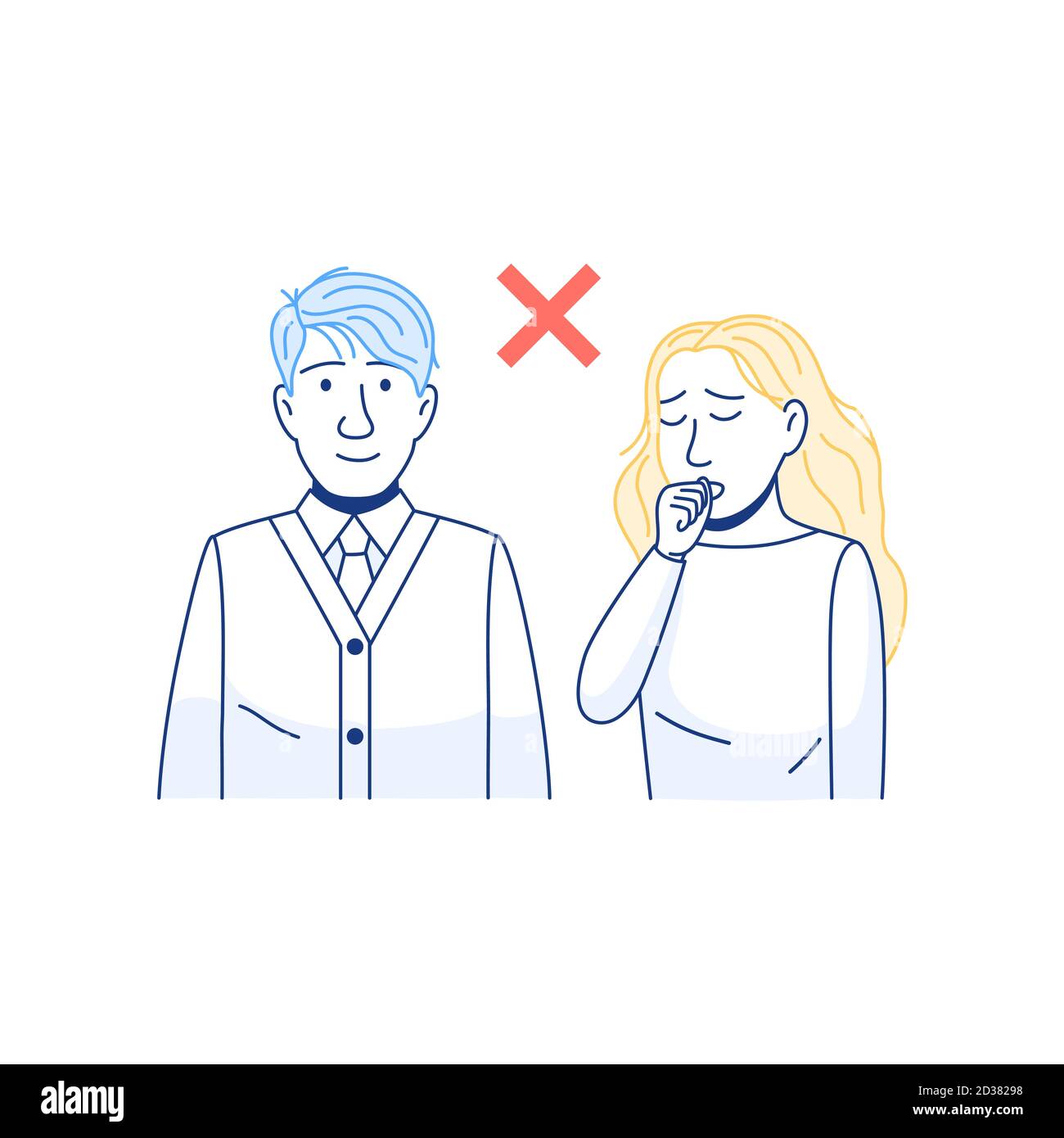 Warning contact line Cut Out Stock Images & Pictures - Alamy