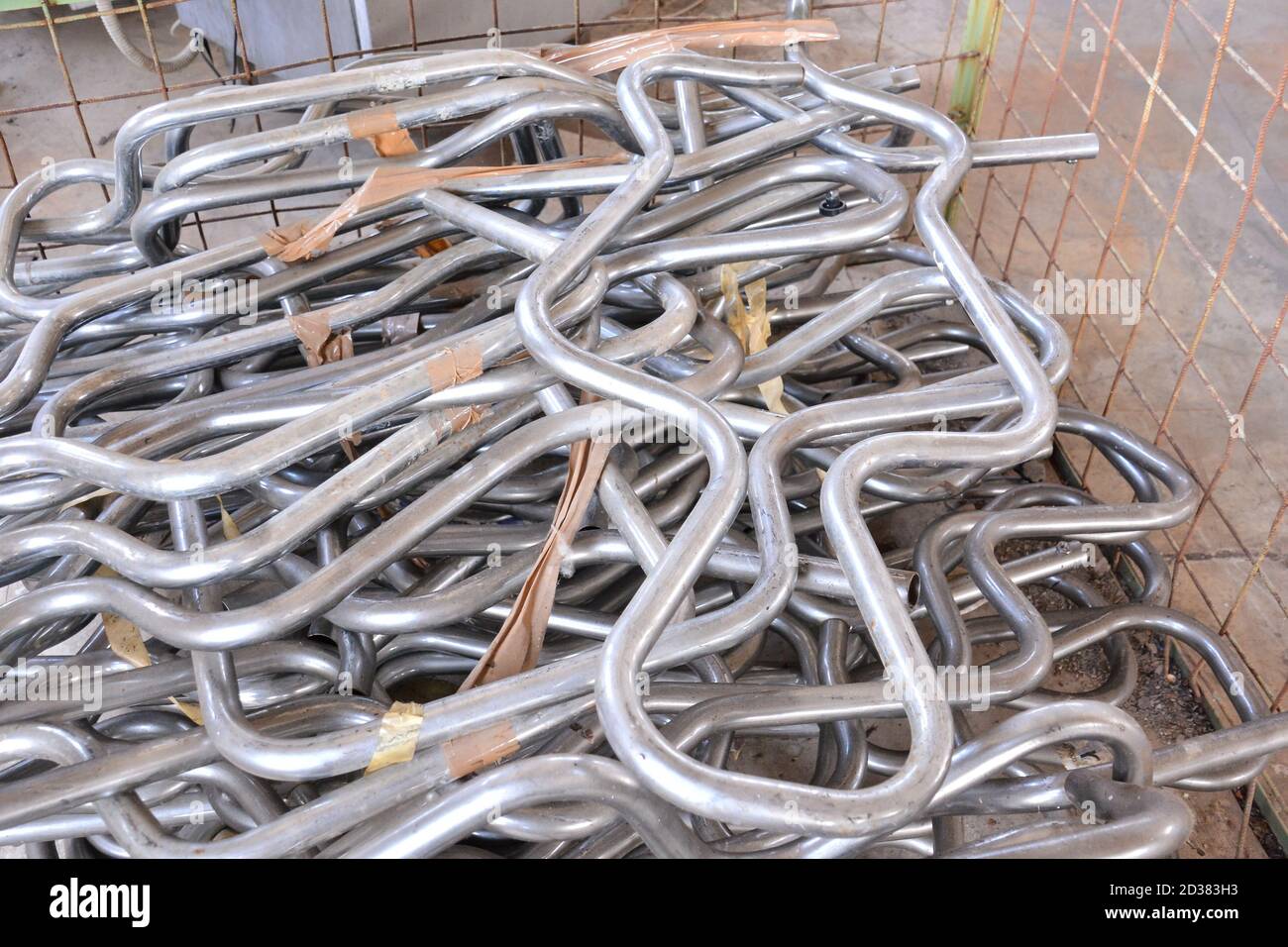 Metal Ready for Recycling Stock Photo - Alamy