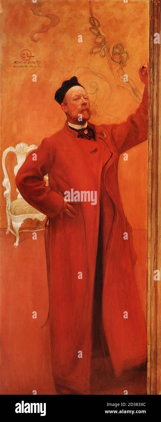 Larsson Carl - Before the Mirror - Swedish School - 19th Century Stock ...