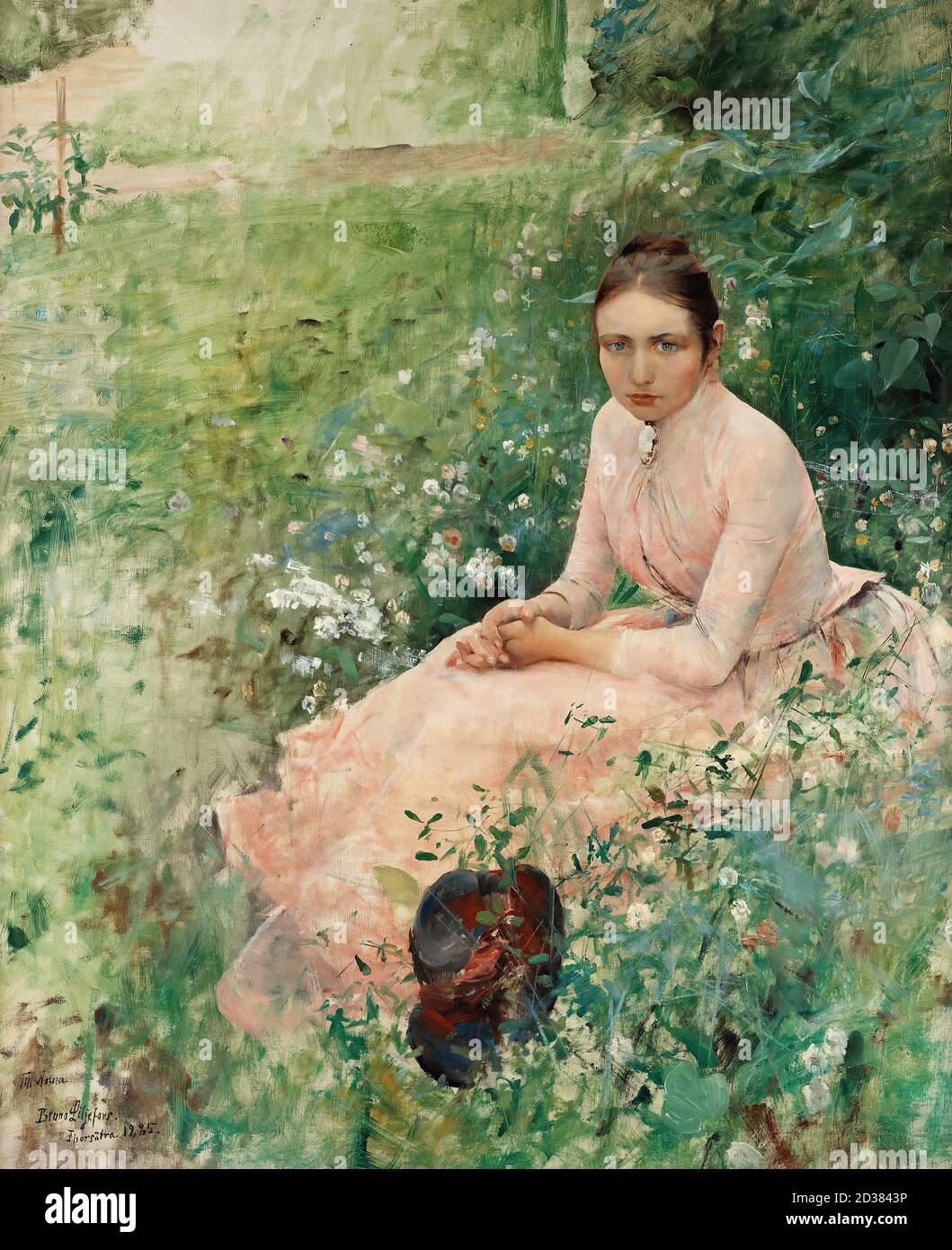 Liljefors Bruno - Anna - Swedish School - 19th Century Stock Photo - Alamy