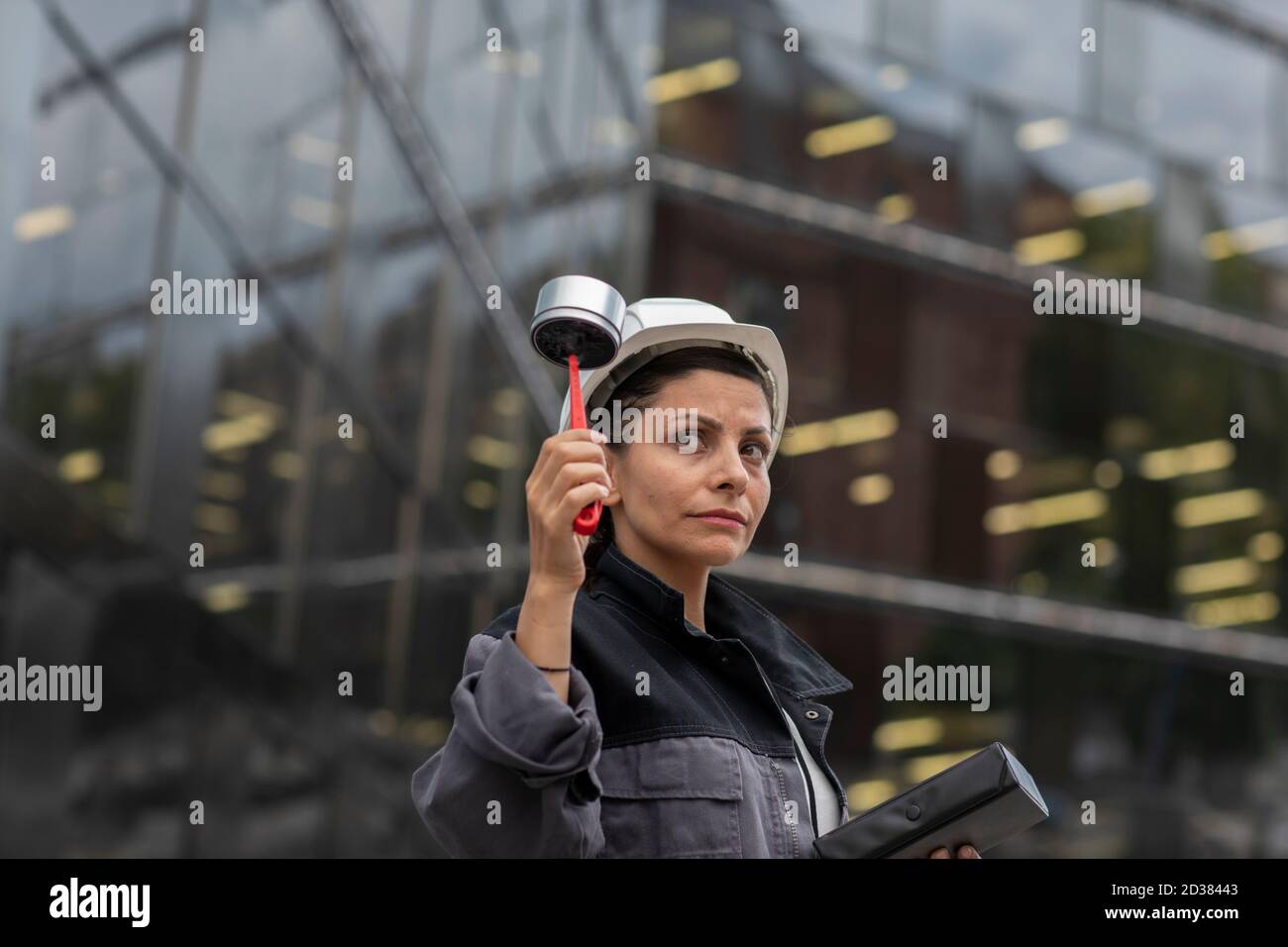 Helmet with box hi-res stock photography and images - Alamy