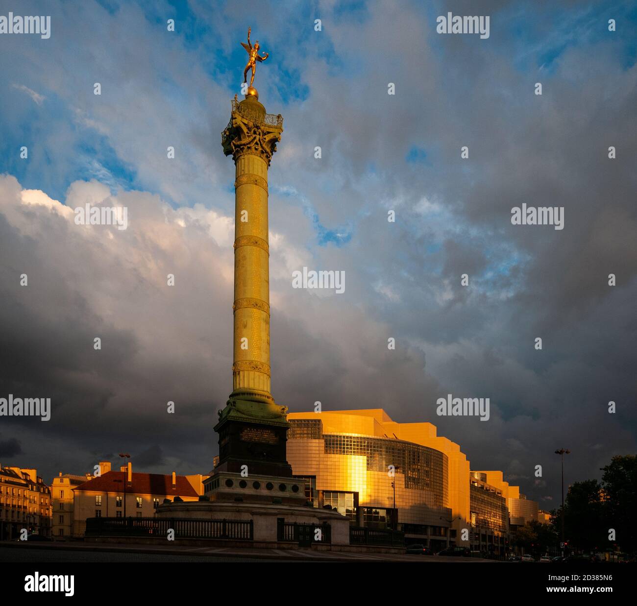 The Colonne de Juillet (the July Column) Built on the site of the ...