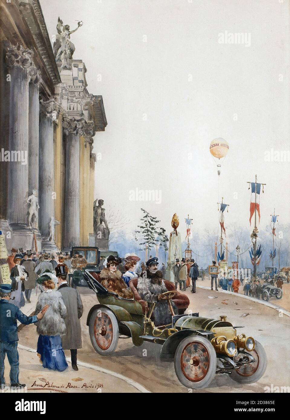 Palm De Rosa Anna - Mercedes Utanför Grand Palais - Swedish School ...