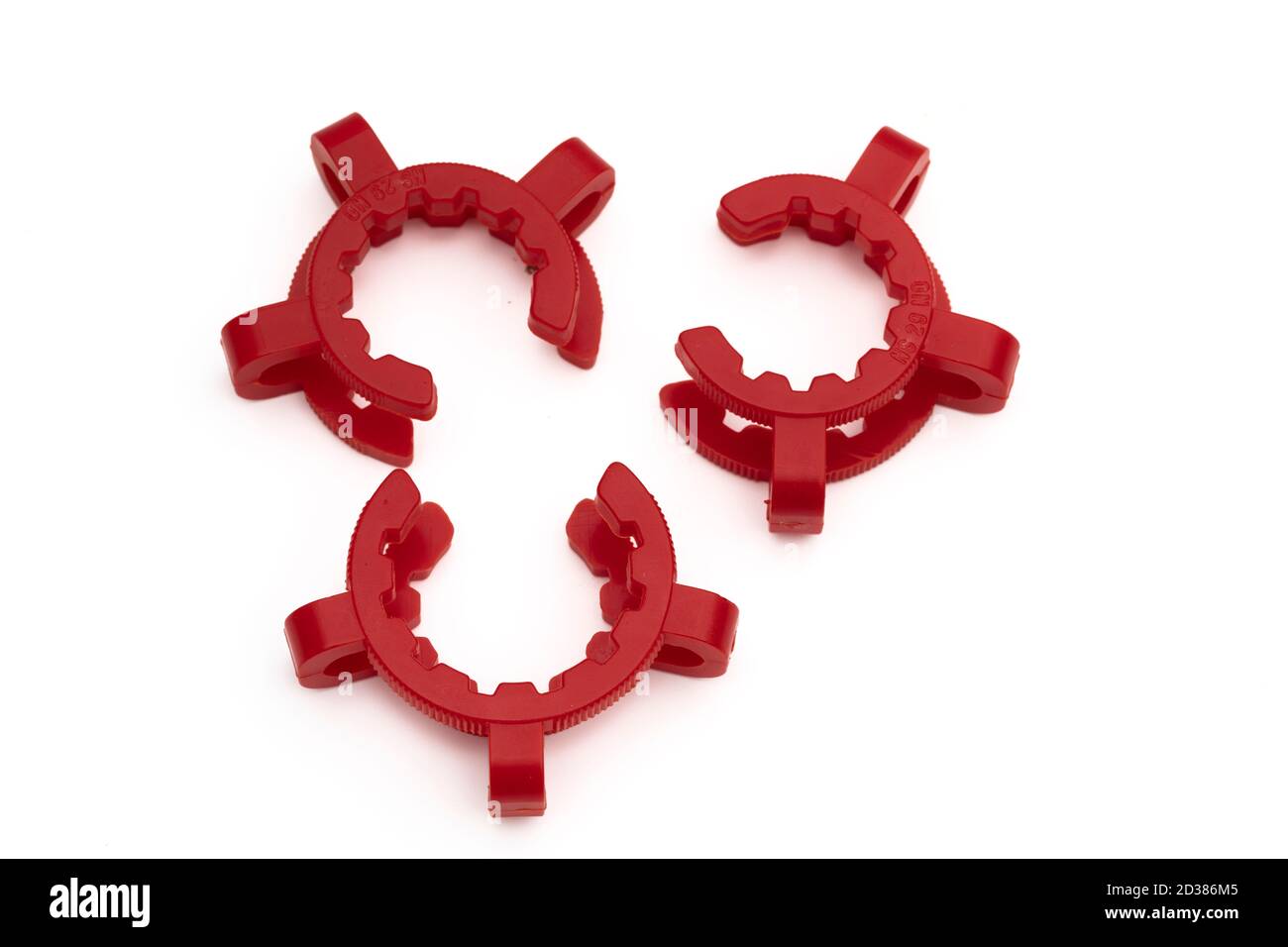 Laboratory Standard floor plastic keck clamp conical Connection Clip ...