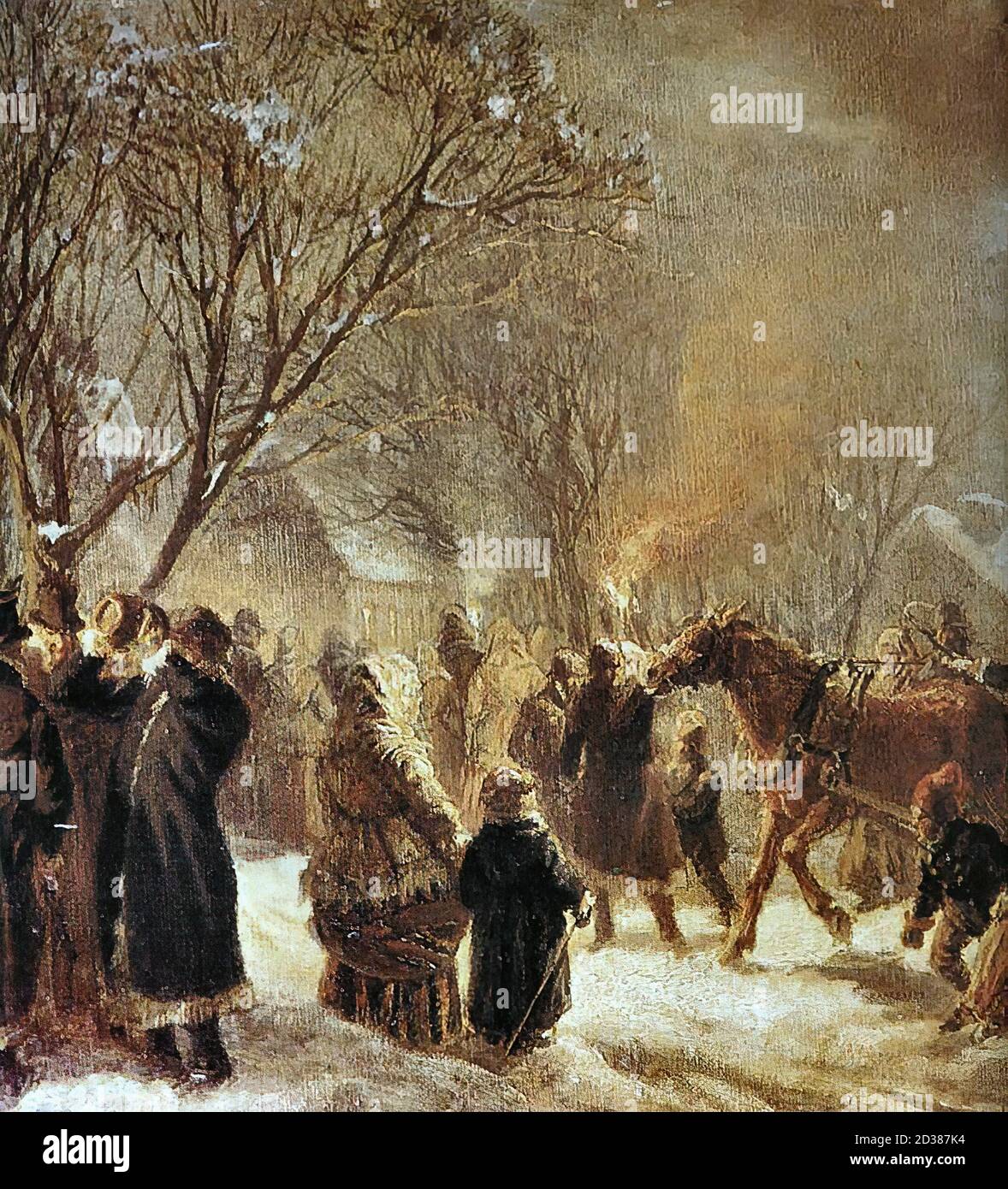 Wallander Josef Wilhelm - Julotta in Appelbo Dalarna - Swedish School ...