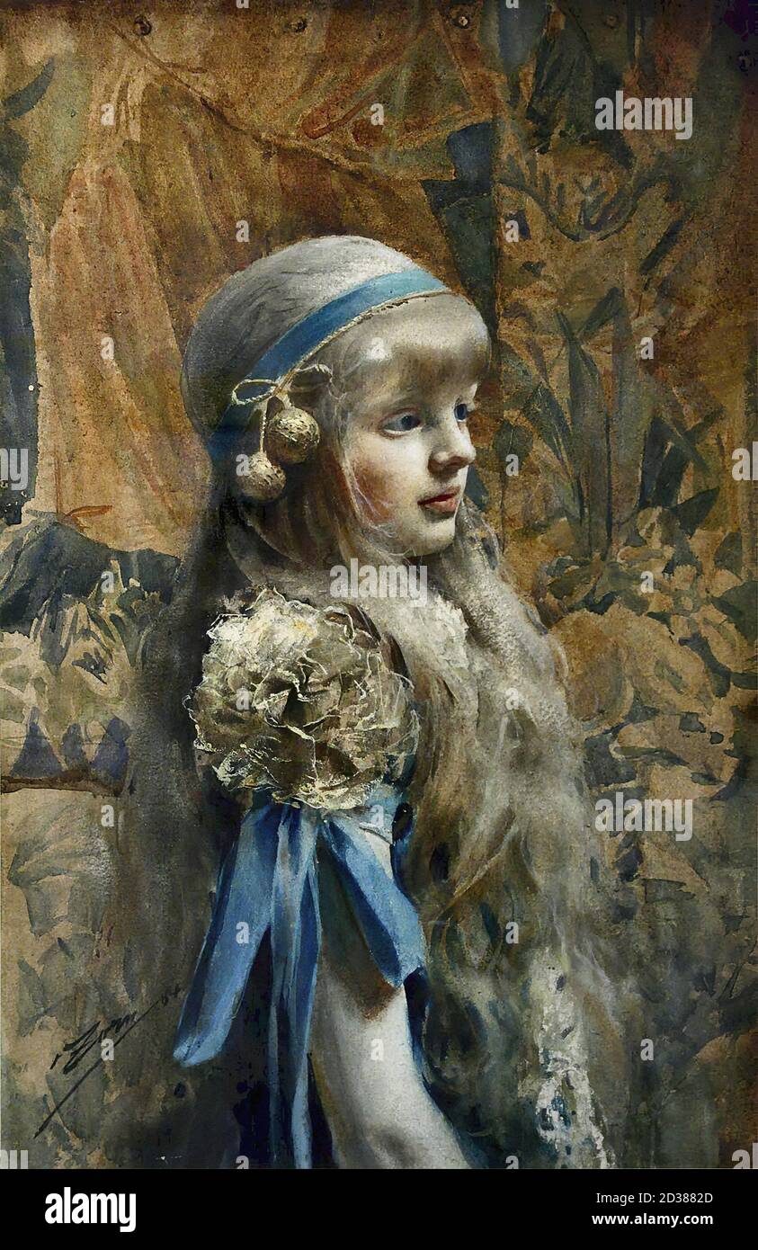 Zorn Anders - Cristina Morphy - Swedish School - 19th Century Stock ...