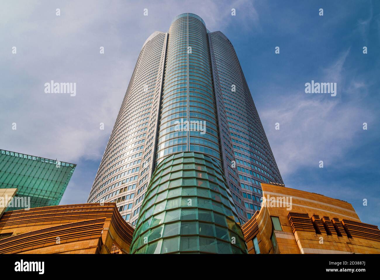Roppongi Hills shopping and cultural center with the Mori Tower, one of ...