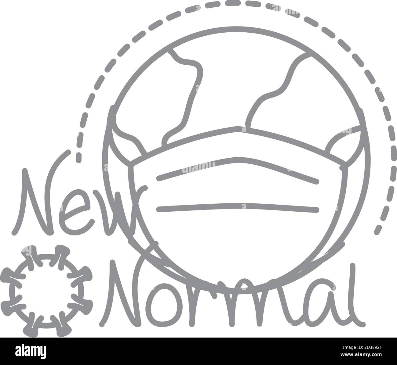 new normal, world wear mask prevention, after coronavirus, hand made ...