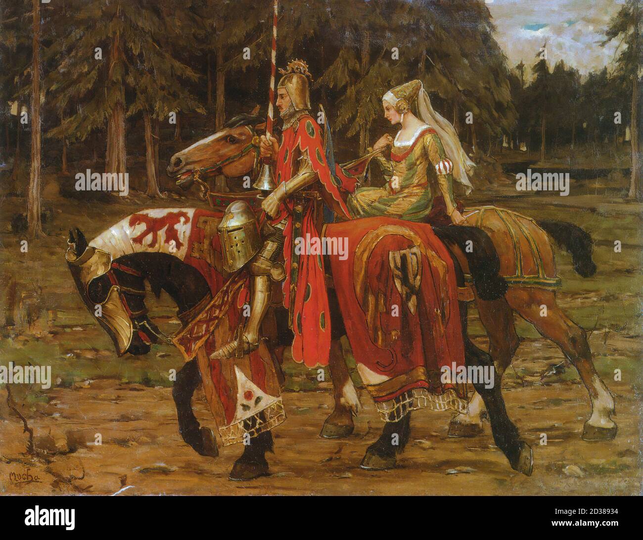 Mucha painting hi-res stock photography and images - Alamy