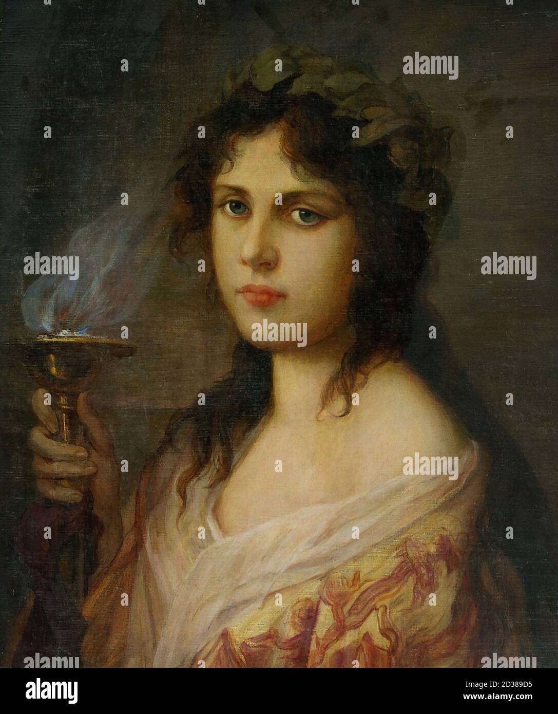 Max Gabriel Cornelis Ritter Von - Portrait of a Girl - Czech Republic ...