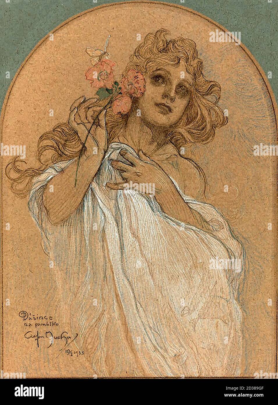 Mucha Alphonse Maria - Allegory of Spring 2 - Czech Republic and ...