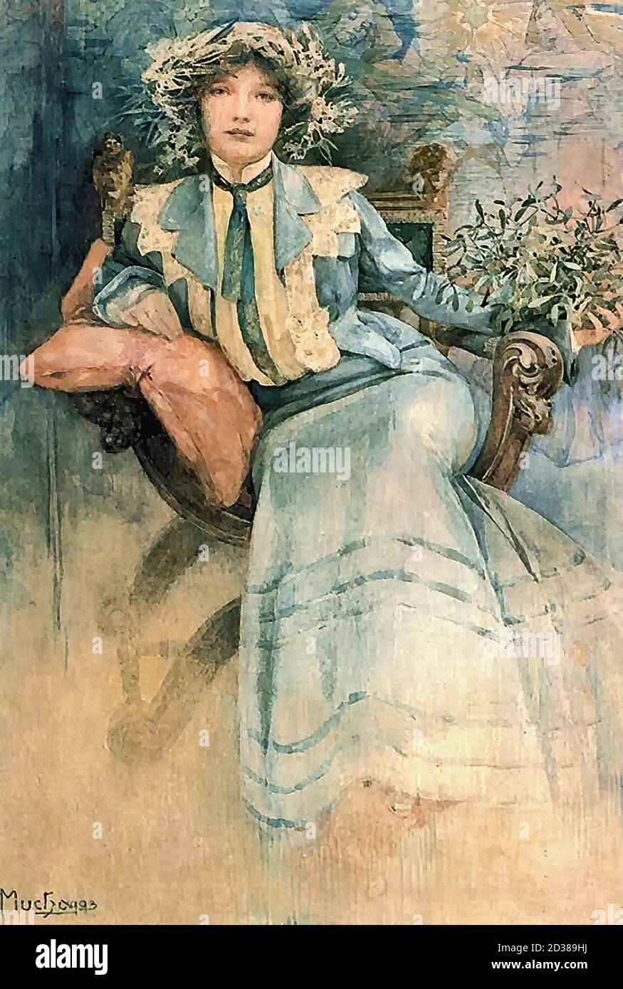 Christmas in america mucha hi-res stock photography and images - Alamy