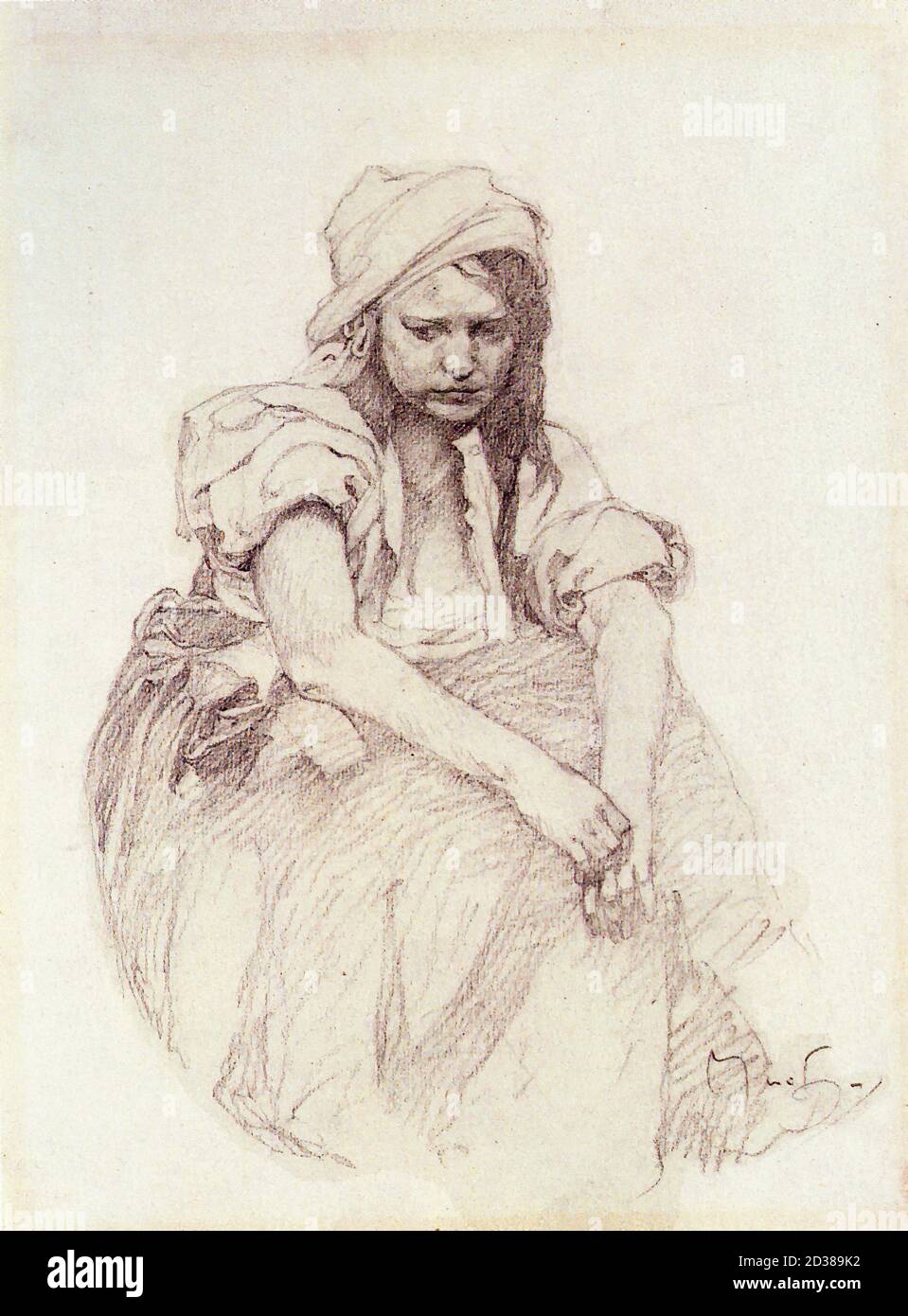 Mucha Alphonse Maria - Contemplation - Czech Republic and Slovakia ...