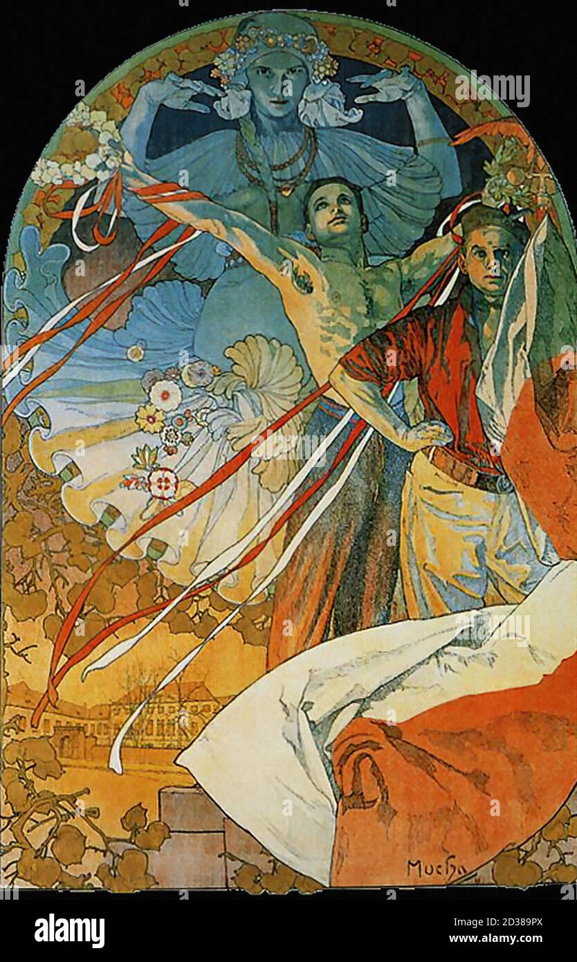 Mucha Alphonse Maria - Eighth Sokol Festival - Czech Republic and ...