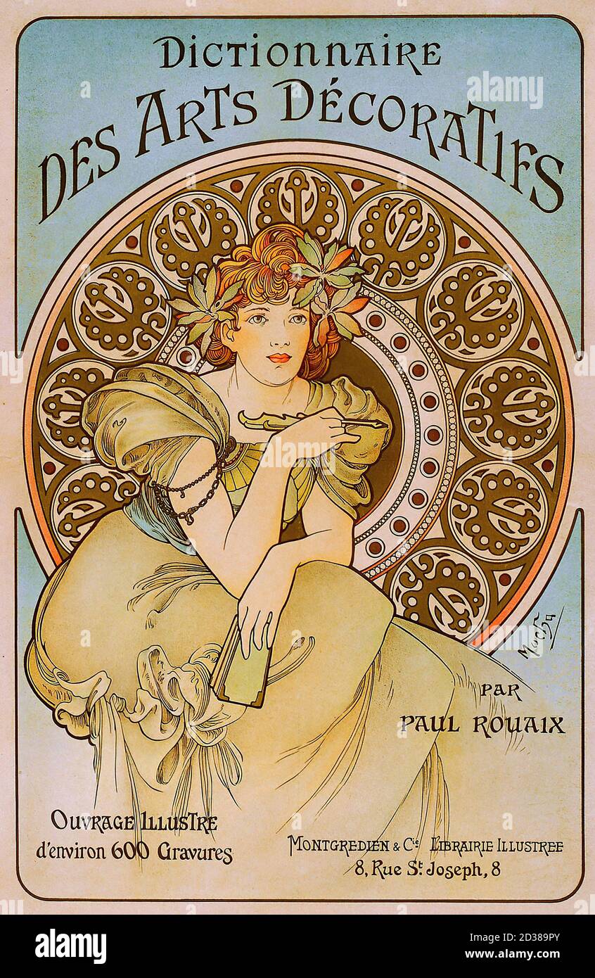 Mucha Alphonse Maria - Dictionnaire Des Arts Décoratifs - Czech ...