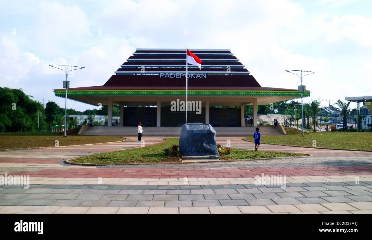 Depok, Indonesia - January 14, 2020: View of Hermitage (Padepokan) in ...
