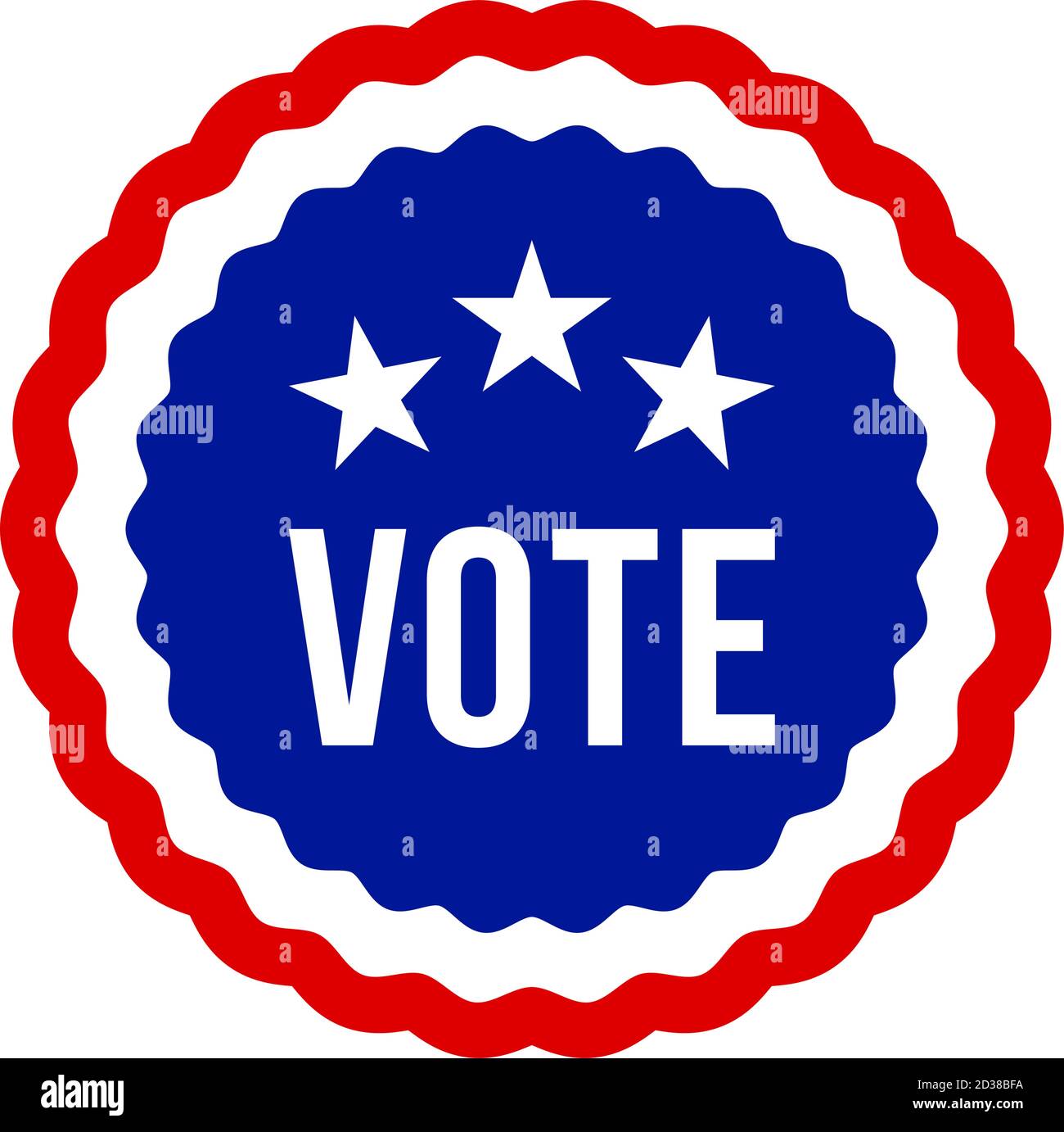 USA Vote text. Vector illustration of Presidential election day Usa ...