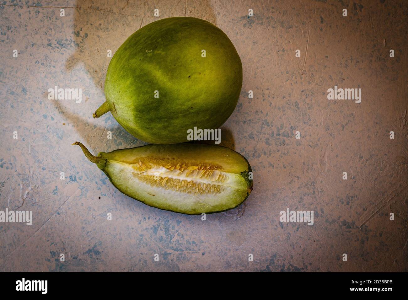 Top view shot of melons Stock Photo - Alamy