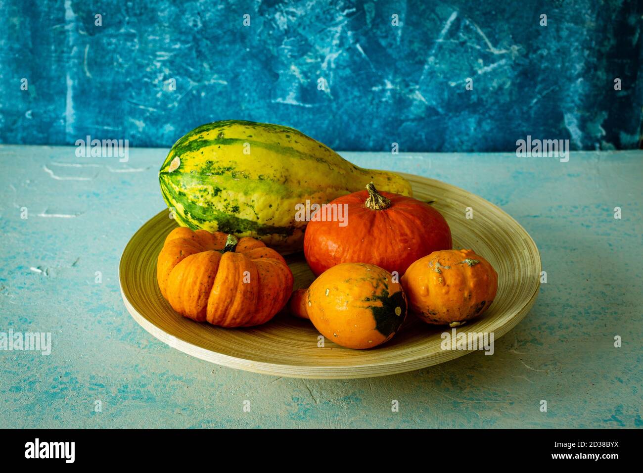 High angle shot of various squashes Stock Photo - Alamy