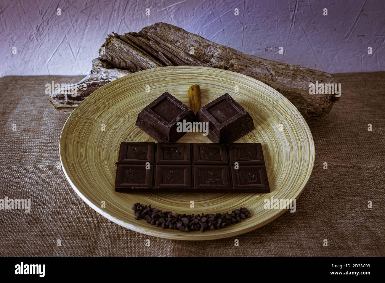 High angle shot of a smiley face made with chocolates Stock Photo - Alamy