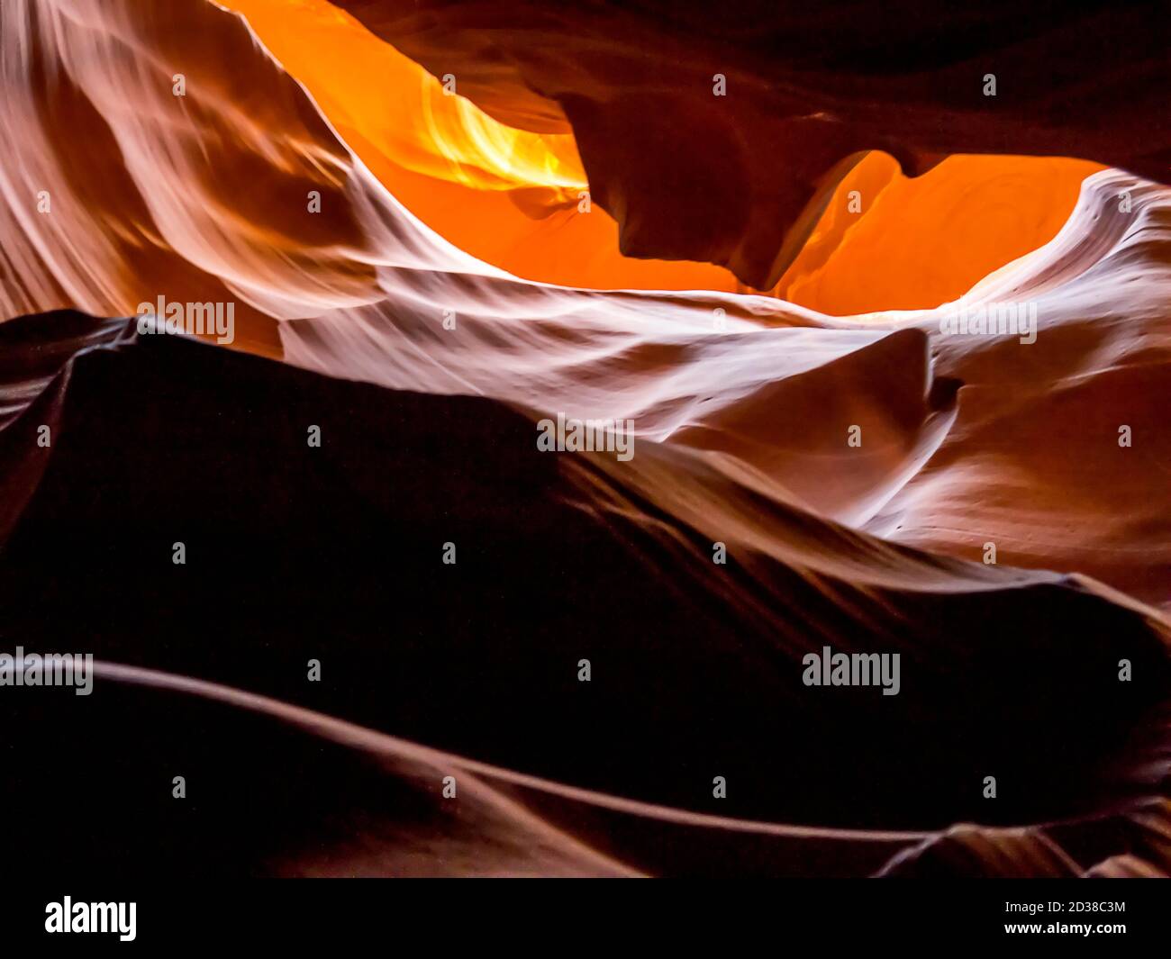 Antelope Canyon on the Navajo Nation's tribal lands in Page, Arizona ...