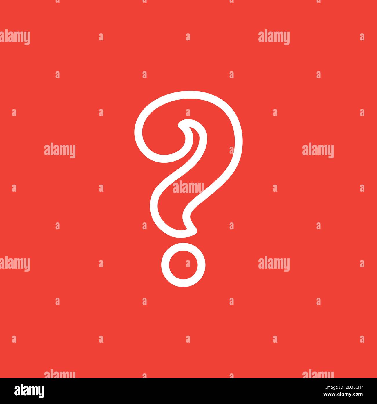 Red questionmark Stock Vector Images - Alamy