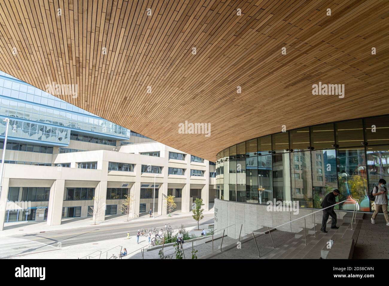 October 4 2020 - Calgary Alberta Canada - Entrance to Calgary's new ...
