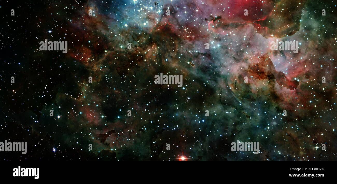 Outer space. Elements of this image furnished by NASA Stock Photo - Alamy