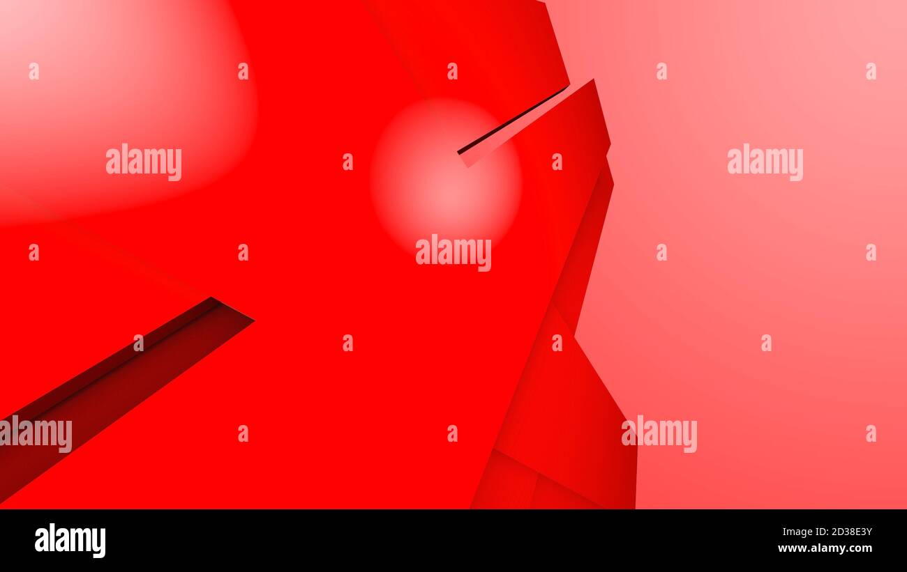 Diagonal red dynamic stripes on color background. Modern abstract 3d ...