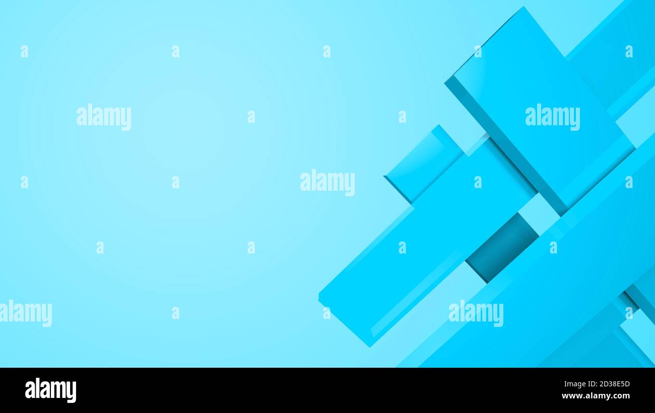 Diagonal azure dynamic stripes on color background. Modern abstract 3d ...