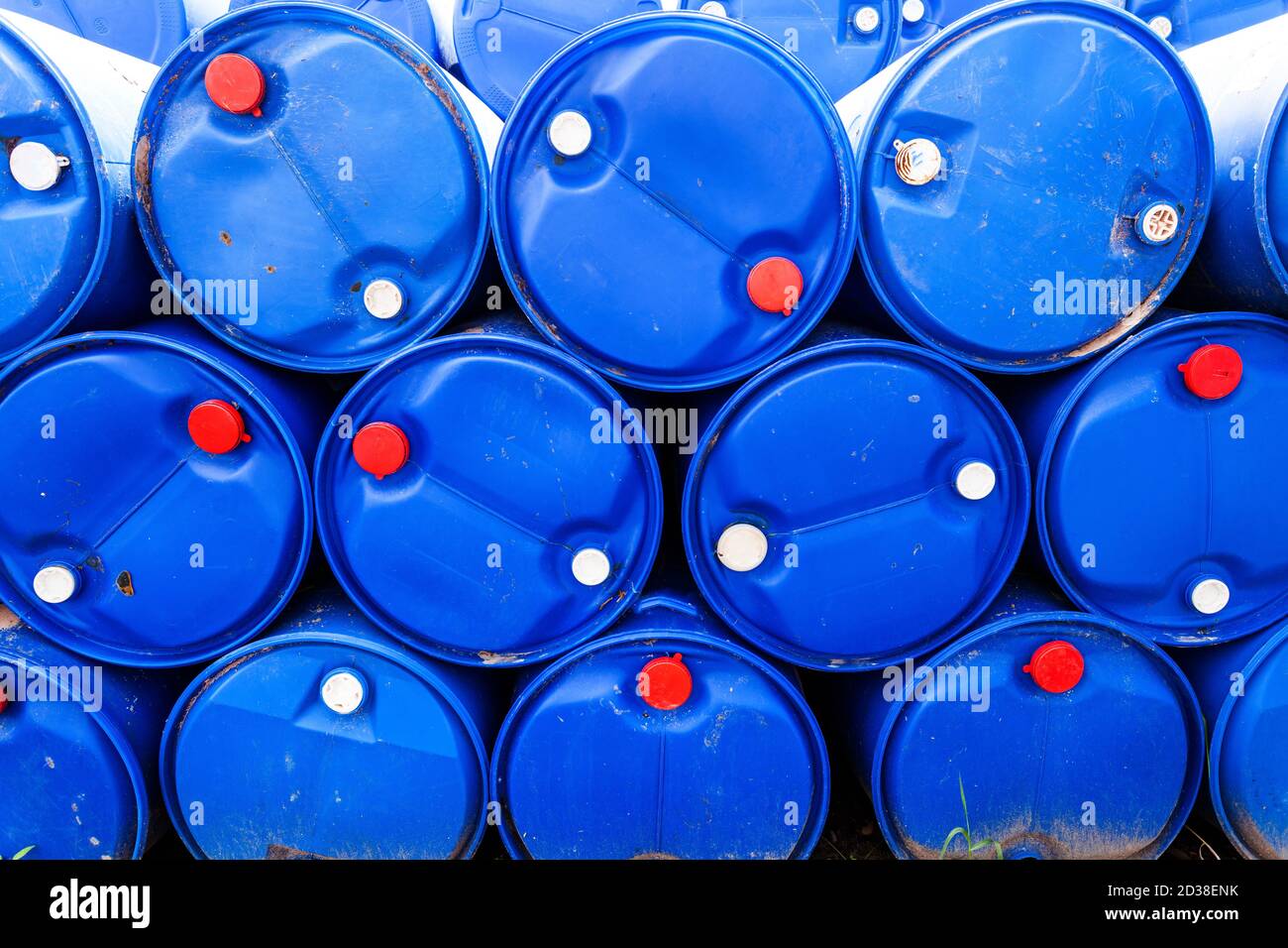 Stack of gallon water bottles Stock Photo - Alamy