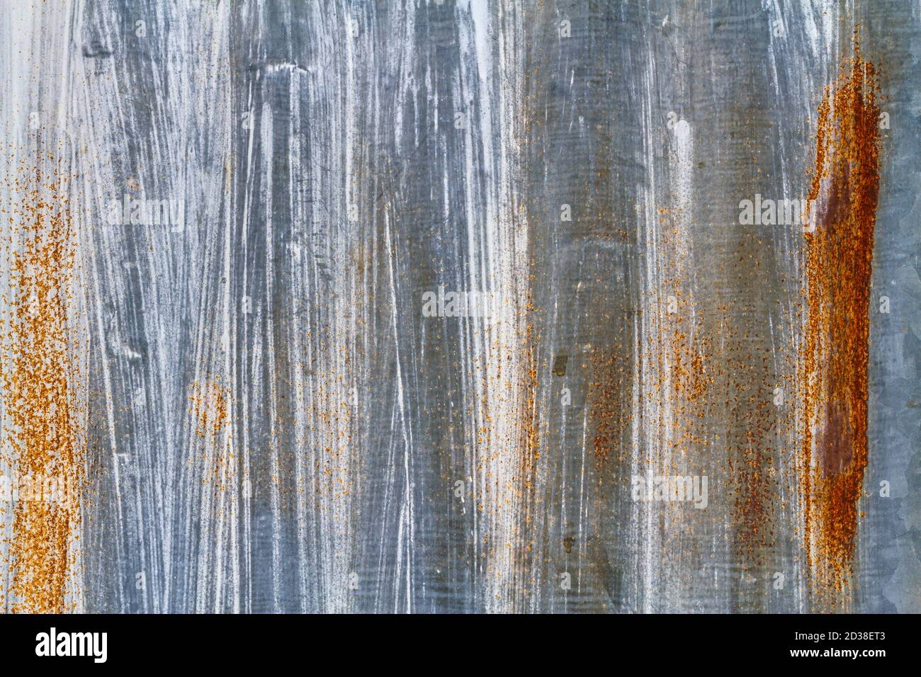 Rusted galvanized iron plate Stock Photo - Alamy